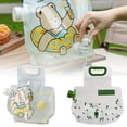 4 Pack Camping Water Container, Reusable Plastic Flasks, Foldable Empty ...