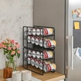 4 Pack Can Dispenser Rack, Stackable Can Storage Organizer Holder for ...