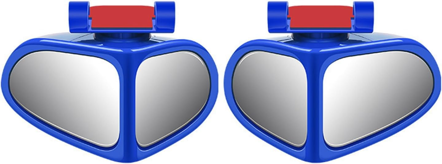 4-Pack Car Blind Spot Mirrors, 360° Adjustable Wide Angle HD Glass ...