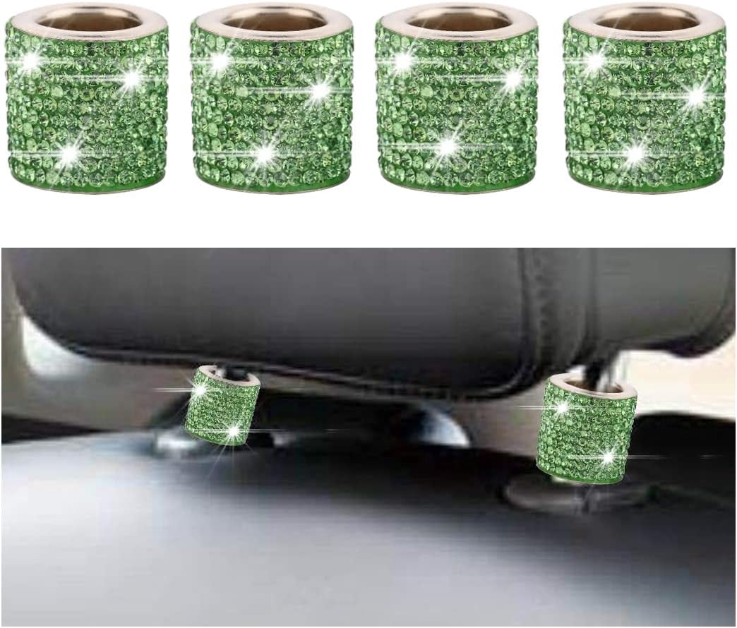 4 Pack Car Headrest Collars, Bling Car Head Rest Collars Rings Decor ...