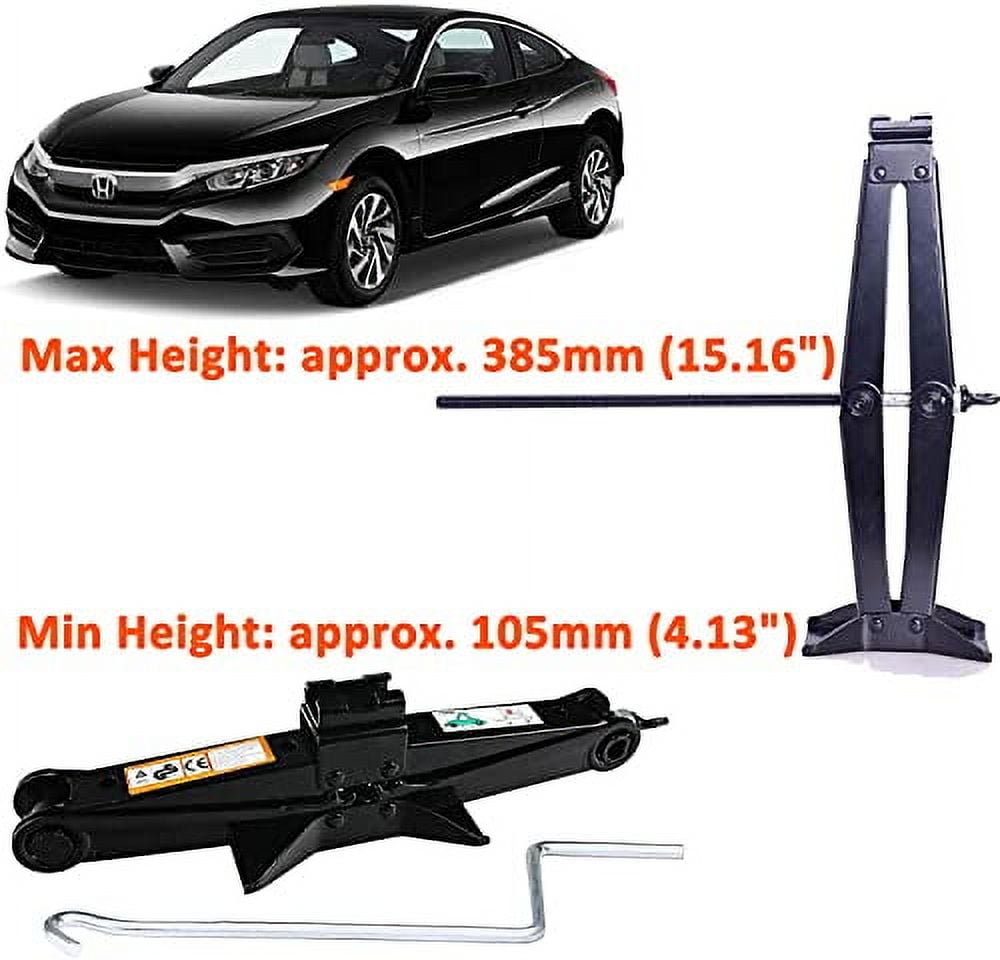 4 Pack Car Scissor Jack 2 Ton 4,409 Lbs Capacity Steel Portable Tire ...