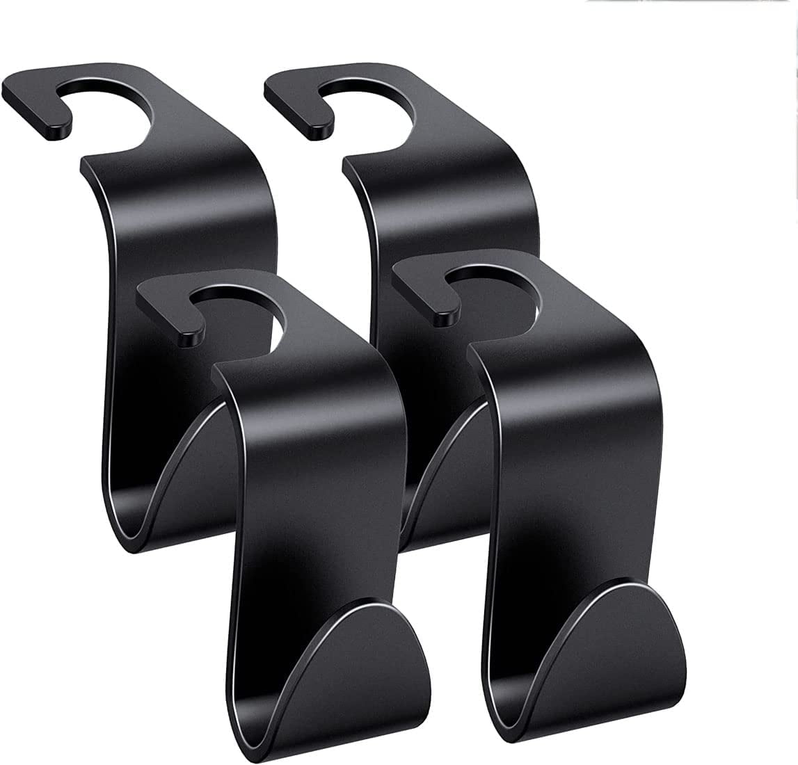4 Pack Car Seat Headrest Hook, Car Hook Hanger Storage Organizer for ...
