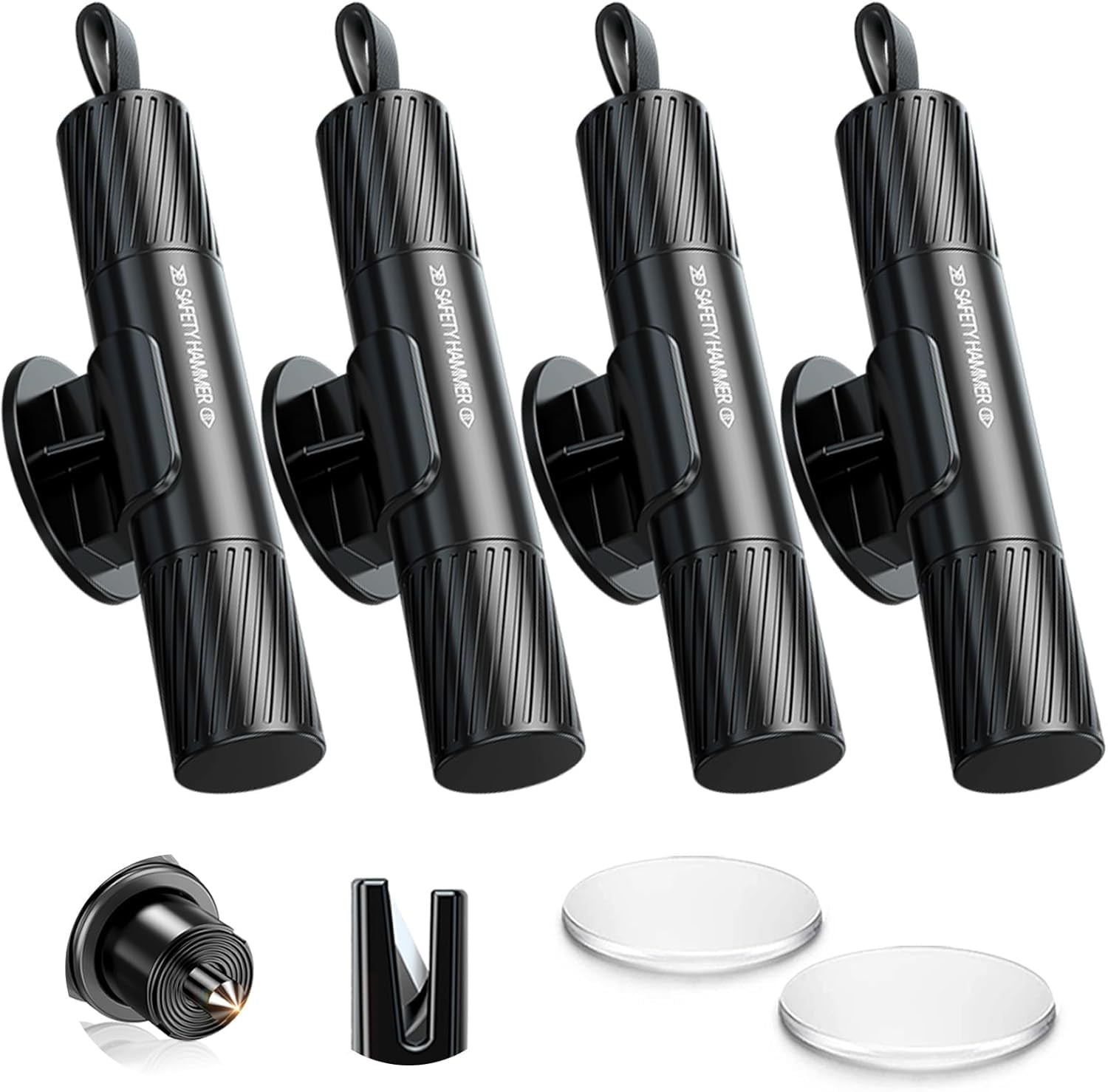 4 Pack Car Window Breaker and Seatbelt Cutter,Auto Rescue Tool,Safe ...