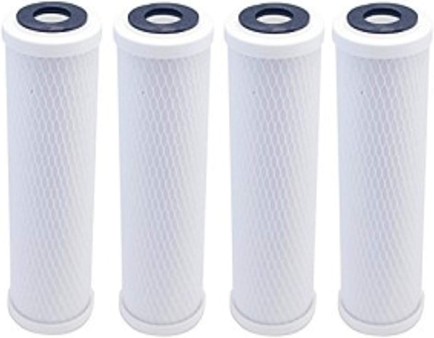 4 Pack Carbon Block Water Filter Cartridges Compatible with Pur ...