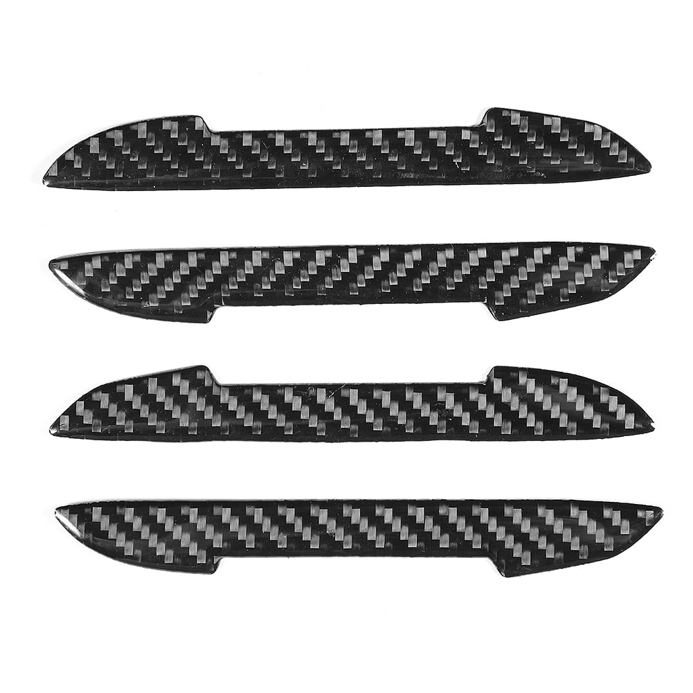 4-Pack Carbon Fiber Texture Door Scratch Guard Bumper Scuff Protective ...