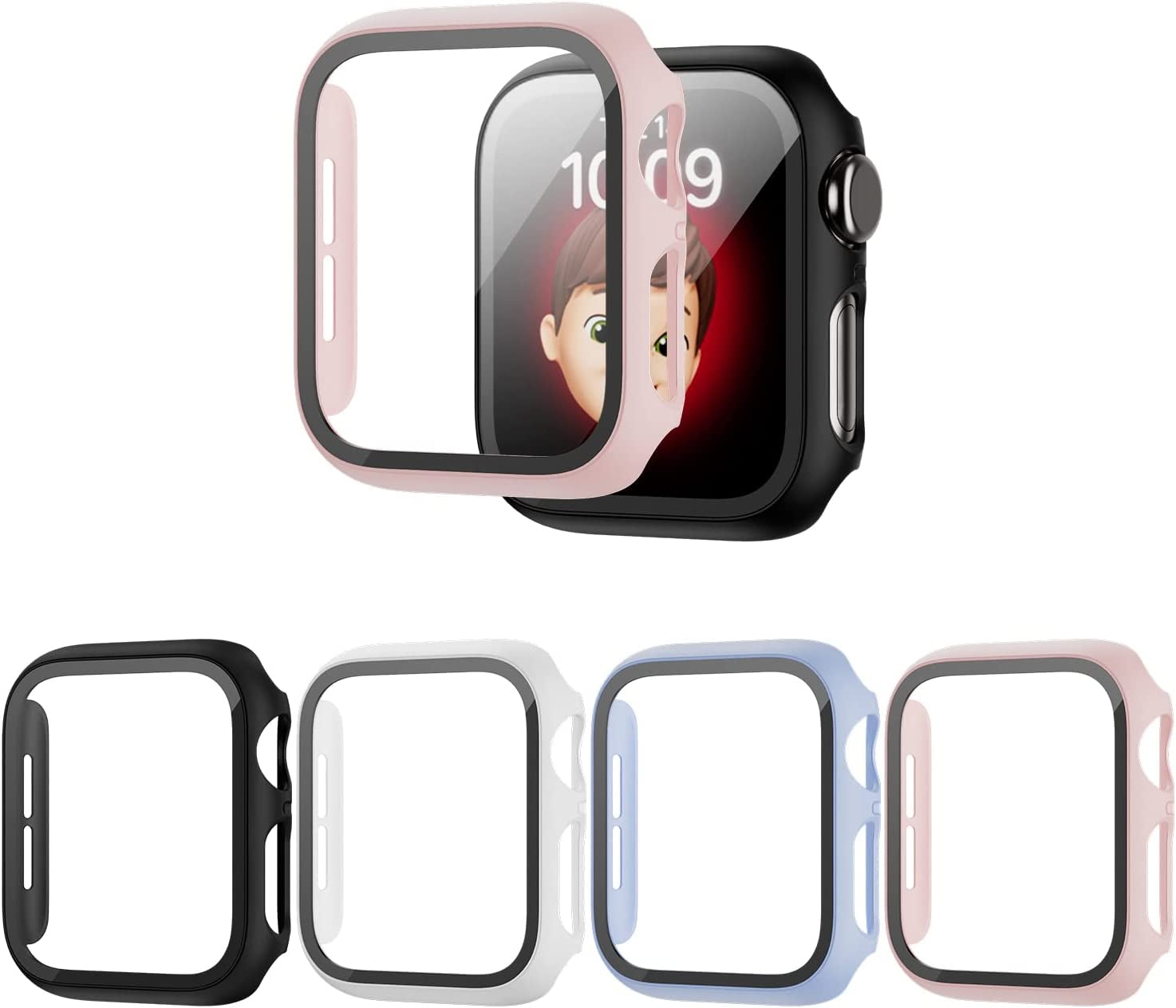 [4 Pack] Case for Apple Watch 42mm Series 3 Series 2 Series 1 with ...