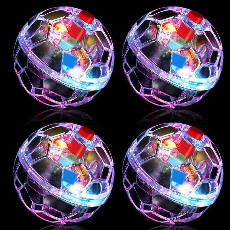 4 Pack Cat Toy Balls Ghost Hunting LED Motion Activated Mini Running ...