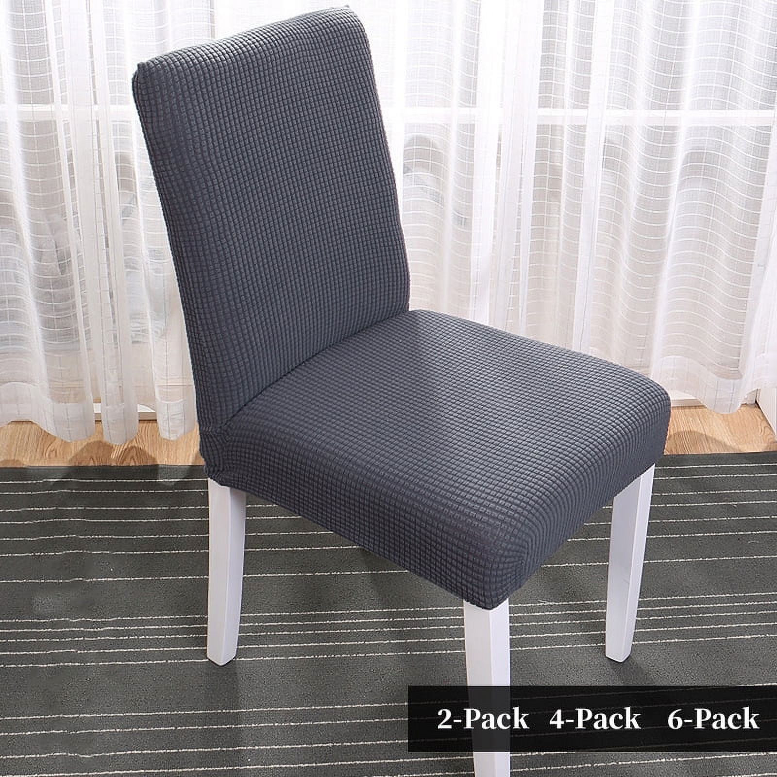 4 Pack Chair Protector Cover Slipcover, Wehilion Super Fit Stretch ...
