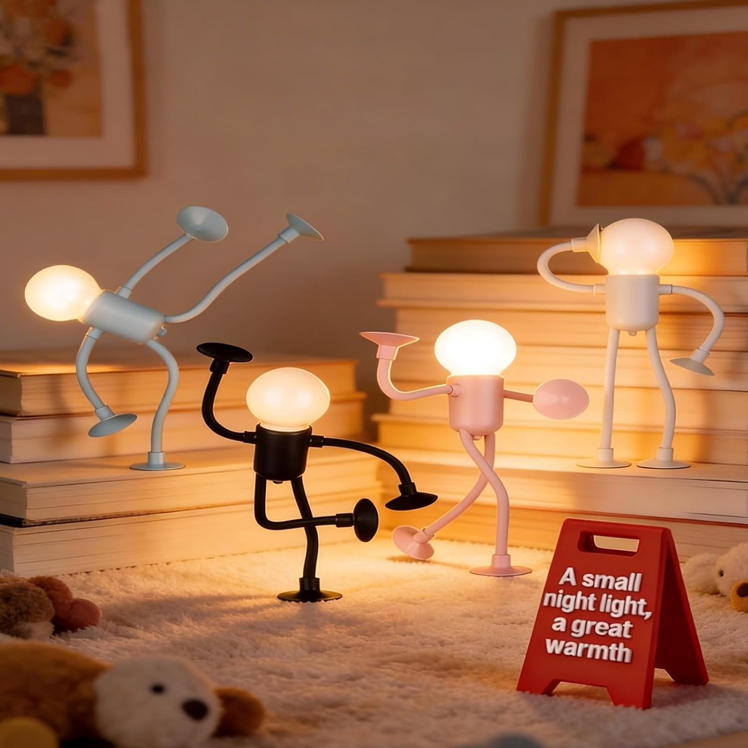 4 Pack Chan able Shape Funny Sportsman Night Light Funny Sportsman ...