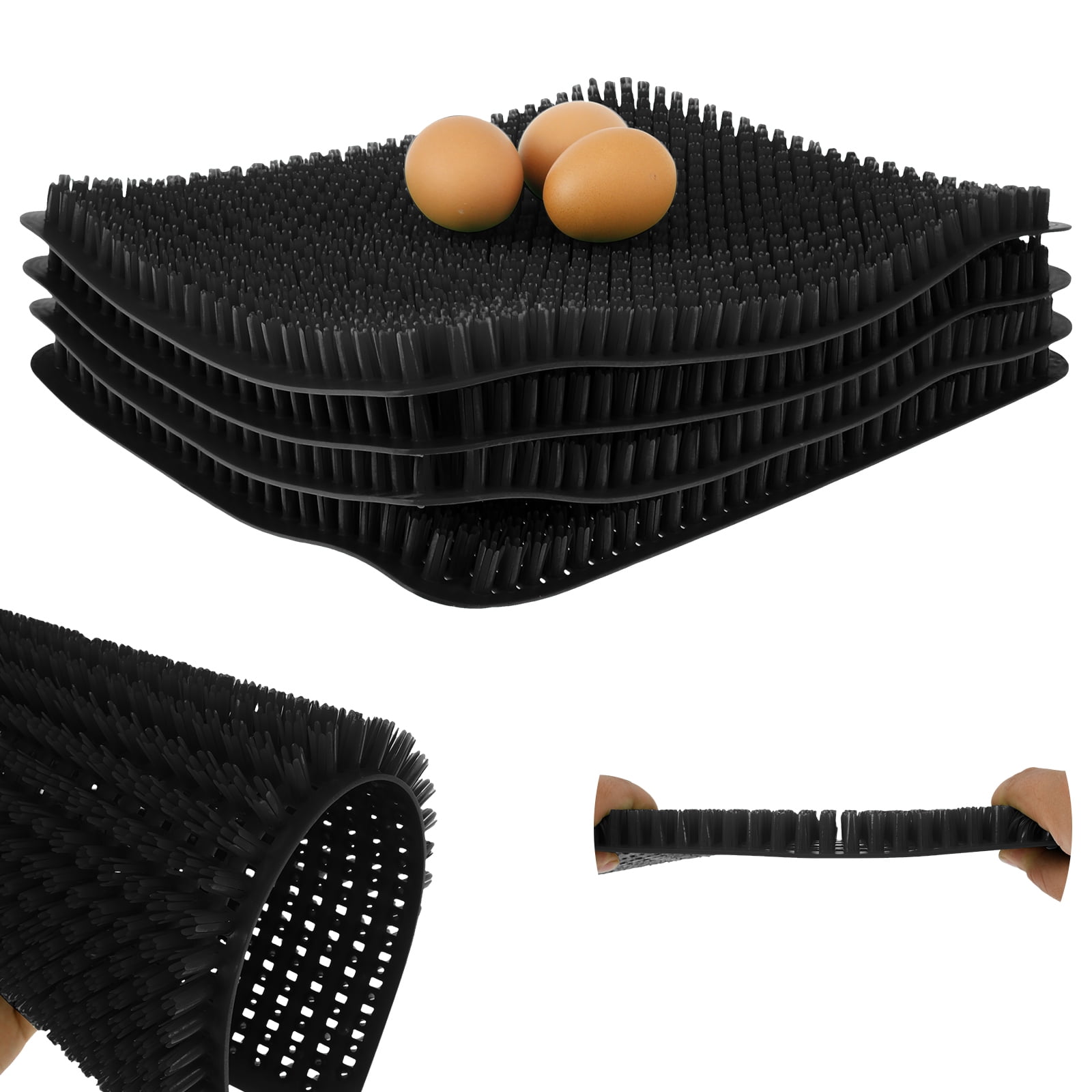 4 Pack Chicken Nesting Pads Washable Hen Nest Mats Plastic Chicken ...