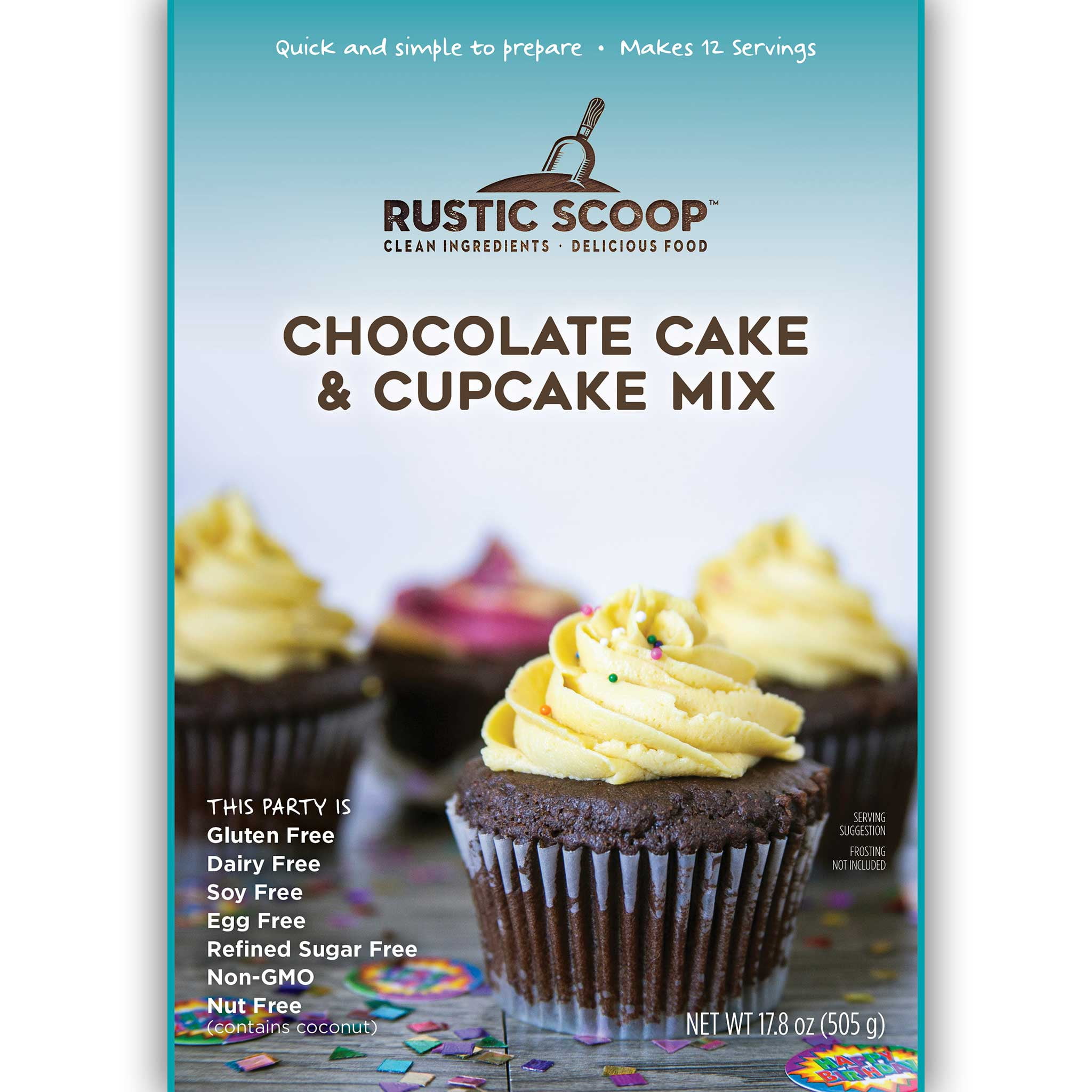 (4 Pack) Chocolate Cake and Cupcakes Baking Mix 17.8 oz - Walmart.com