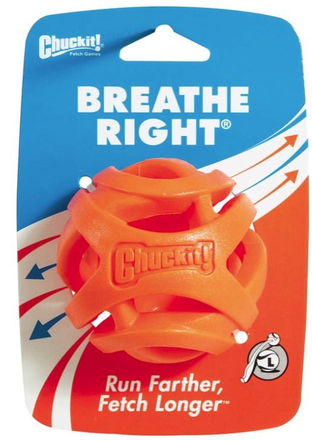 4 Pack Chuckit Breathe Right Fetch Ball Dog Toy [Dog Fetch Toys] Large ...