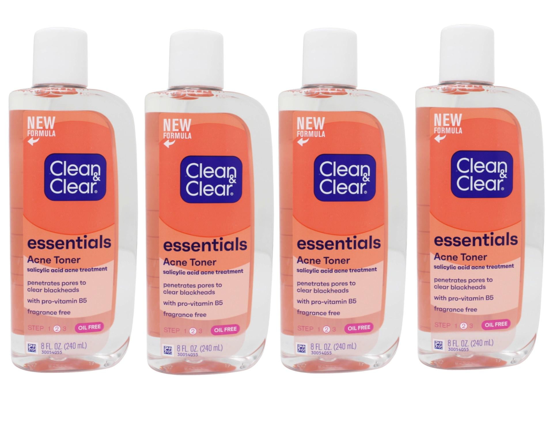 4 Pack - Clean & Clear Essentials Oil-Free Deep Cleaning Face ...