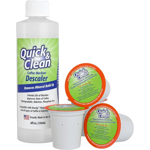 4-Pack of Cleaning Cups with Descaler Bundle (2 Total Uses) - 2.0 ...