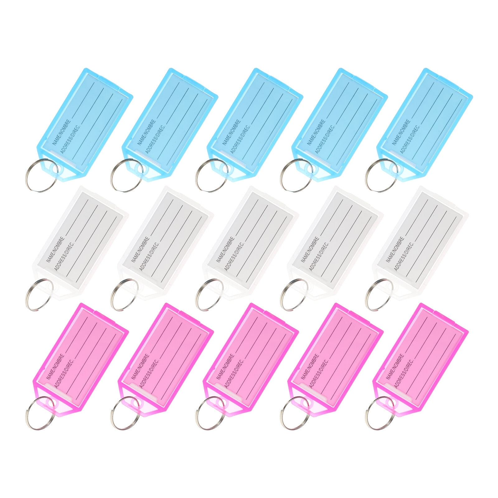 4 Pack Clear Classification Plate Name Tags Brand Sites ID Tags 6.8X3X0 ...