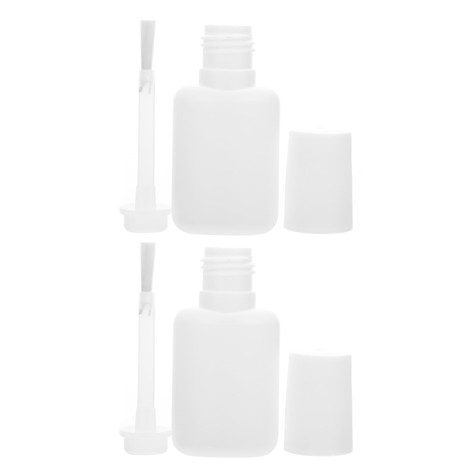 4 Pack Clear Container with Lid Nail Art Sample Bottles Polish ...