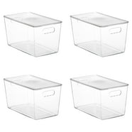 Really Useful Box 8.1L Plastic Storage Bin with Snap Lid & Clip Lock Handles - Walmart.com