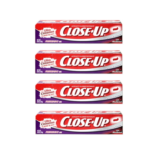 4 Pack Cinnamon Toothpaste - Walmart Business Supplies