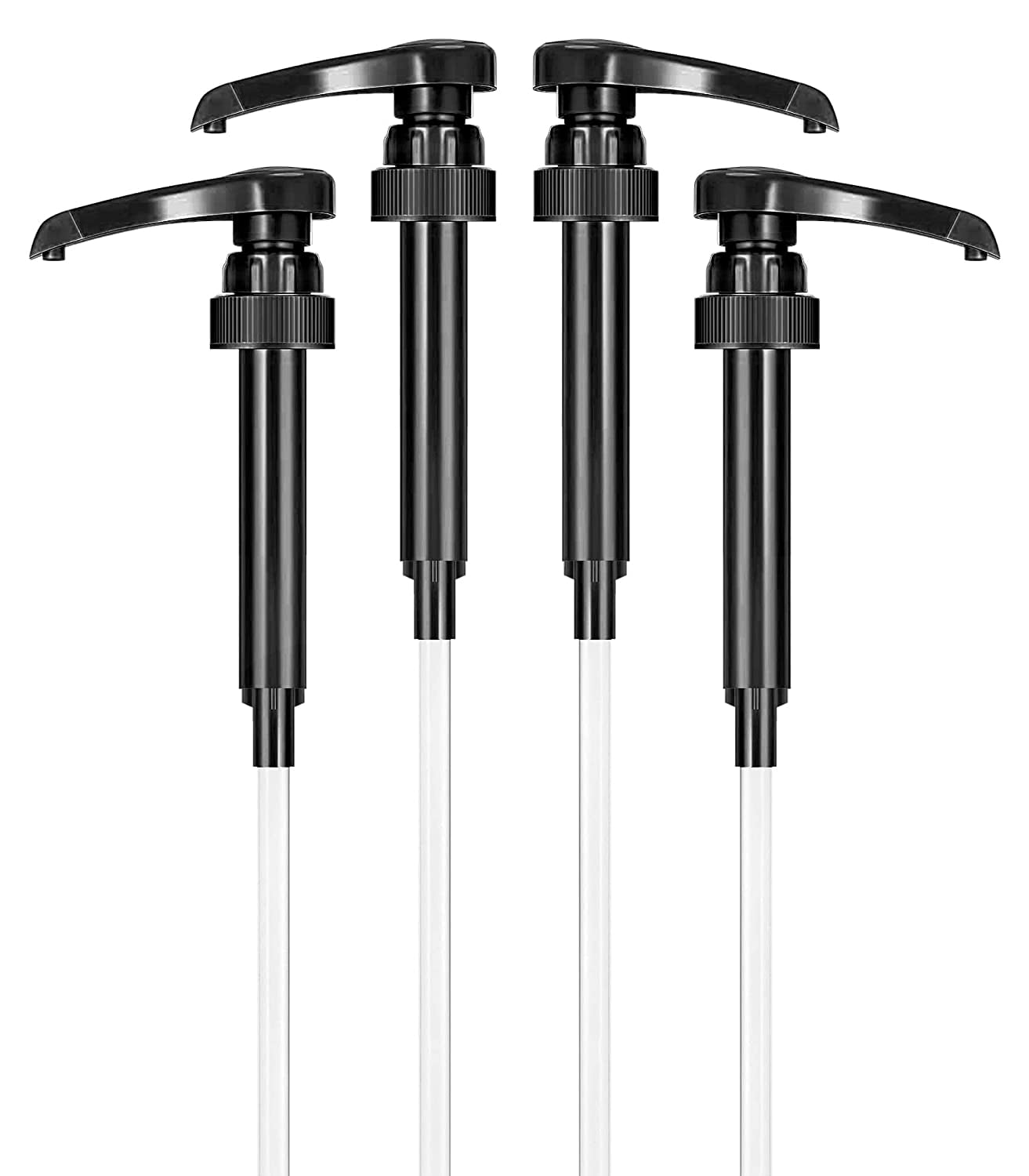 4-Pack Coffee Syrup Pump Dispenser for Torani, Starbucks, Skinny ...