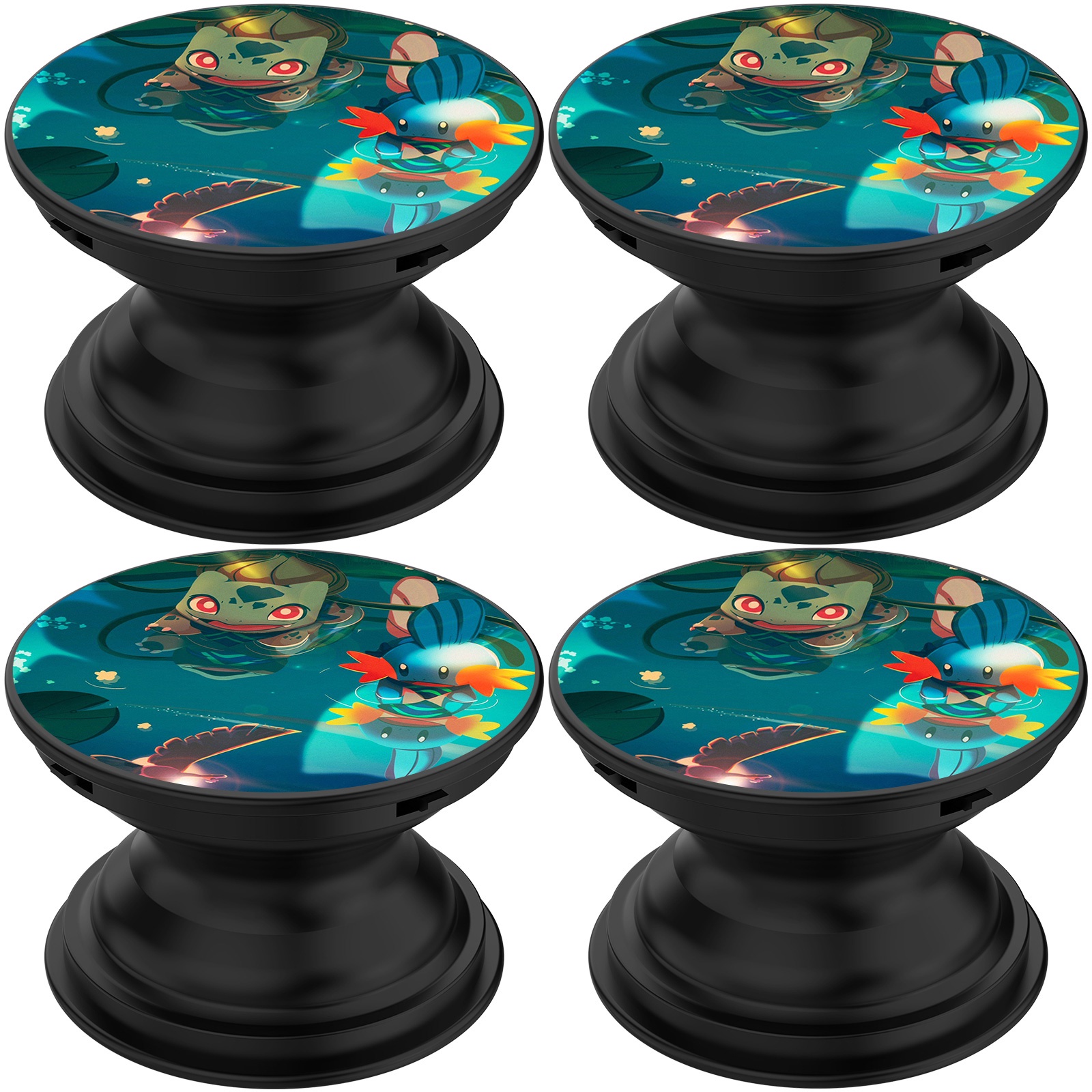 (4 Pack) Collapsible Grip & Stand for Phones and Tablets (Not for ...