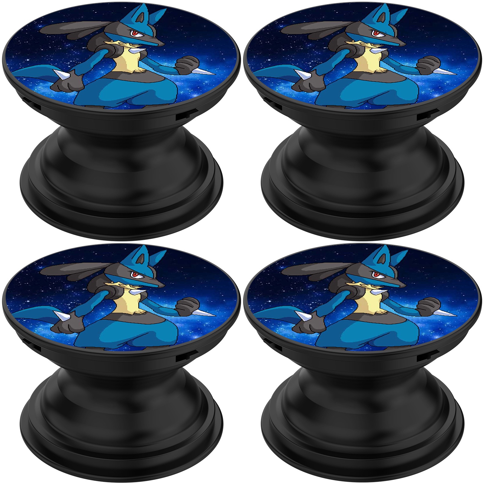 (4 Pack) Collapsible Grip & Stand for Phones and Tablets (Not for ...