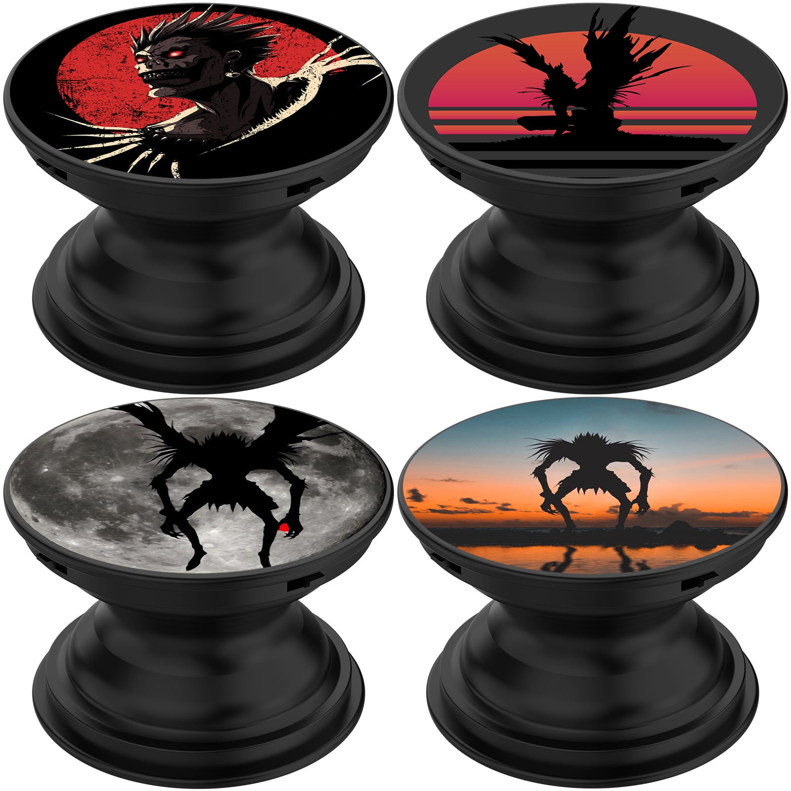 (4 Pack) Collapsible Grip & Stand for Phones and Tablets (Not for ...