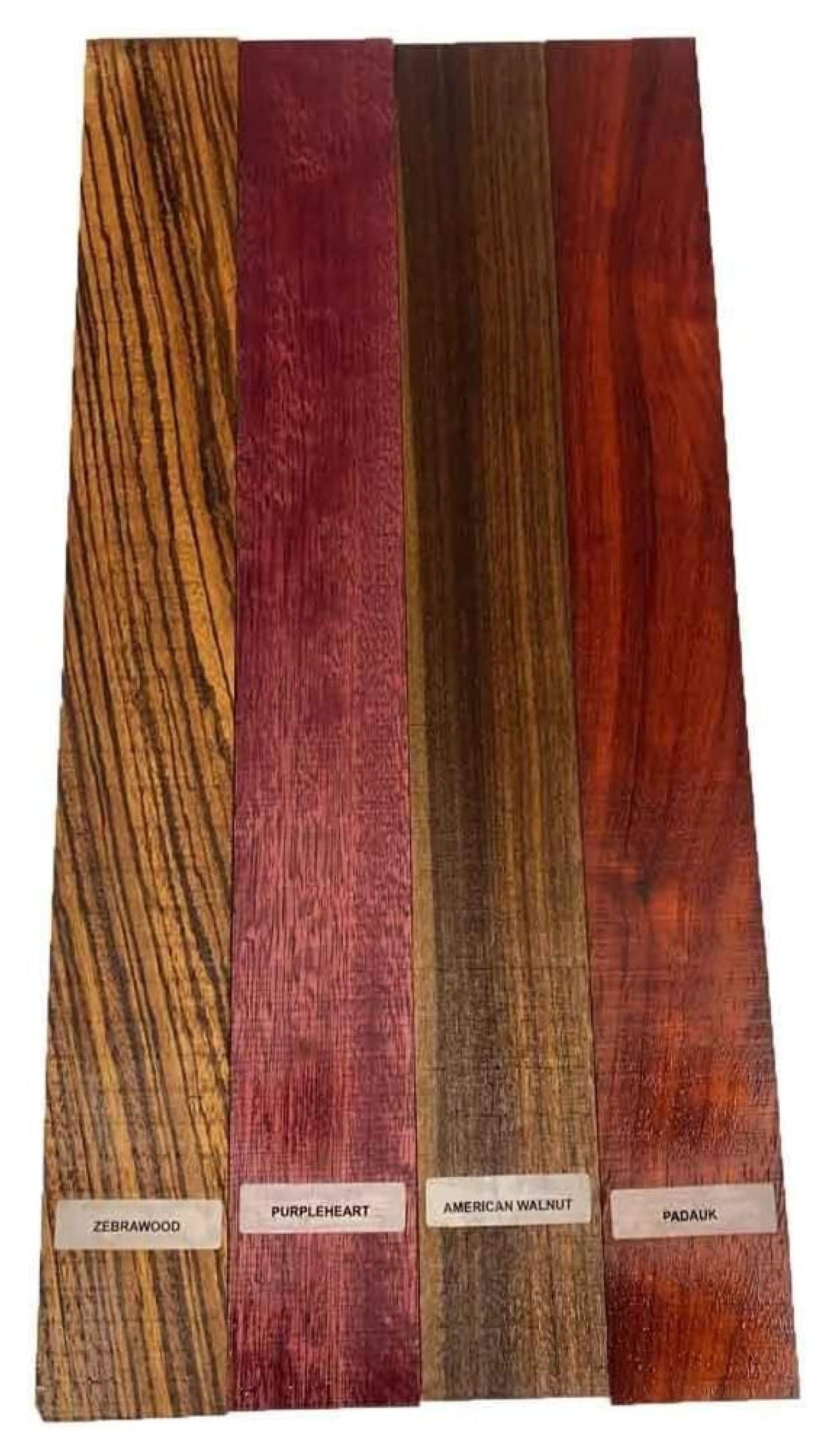4 Pack Combo, 4 Species of Thin Lumber Boards/Ideal Cutting Board ...