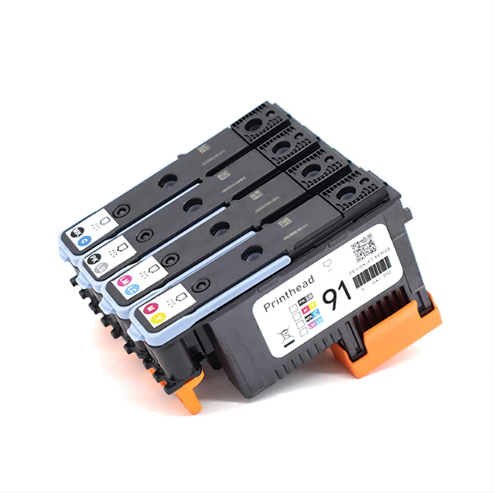 4 Pack Compatible 91 Printhead Replacement Kit for Z6100 Z6100ps HP91 ...