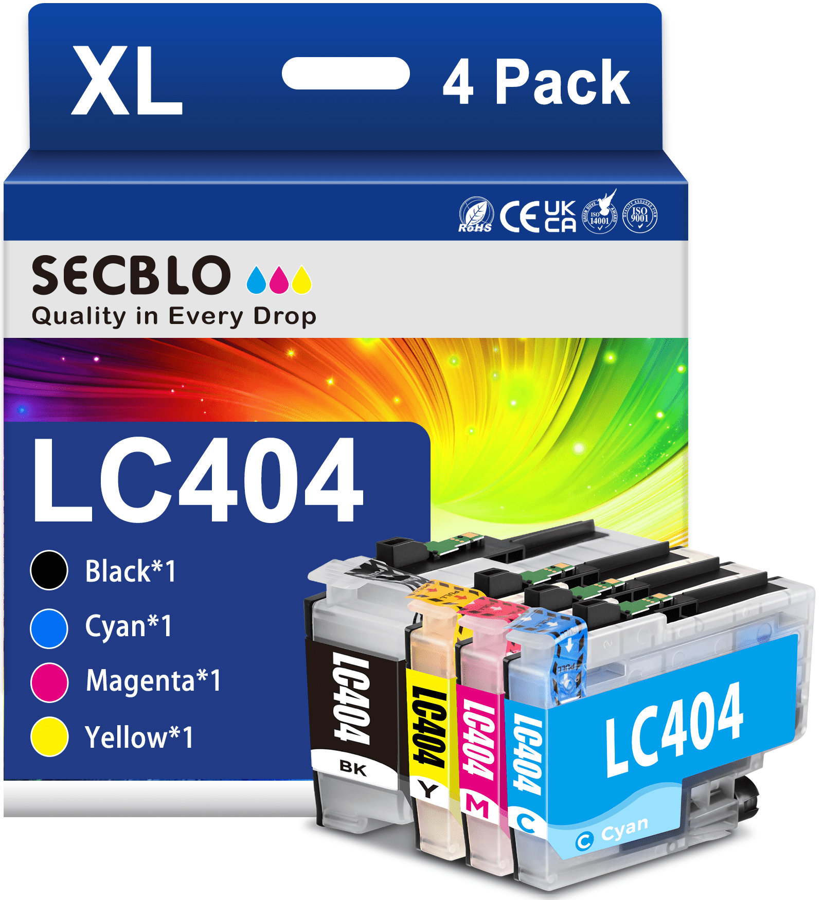 LC404 for Brother LC404XL Ink Cartridge 404 404XL for Brother MFC ...