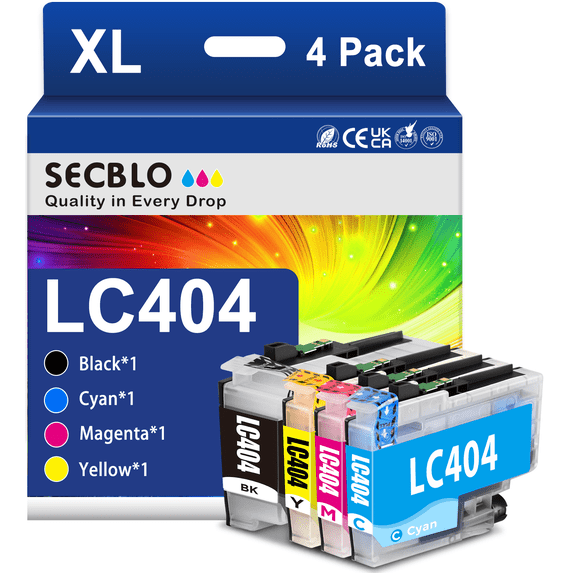 LC404 for Brother LC404XL Ink Cartridge 404 404XL for Brother MFC ...