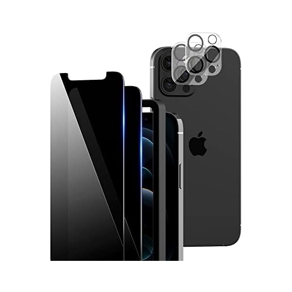 4 Pack Compatible for iPhone 12 Pro (Not for iPhone 12) - 2 Pack ...