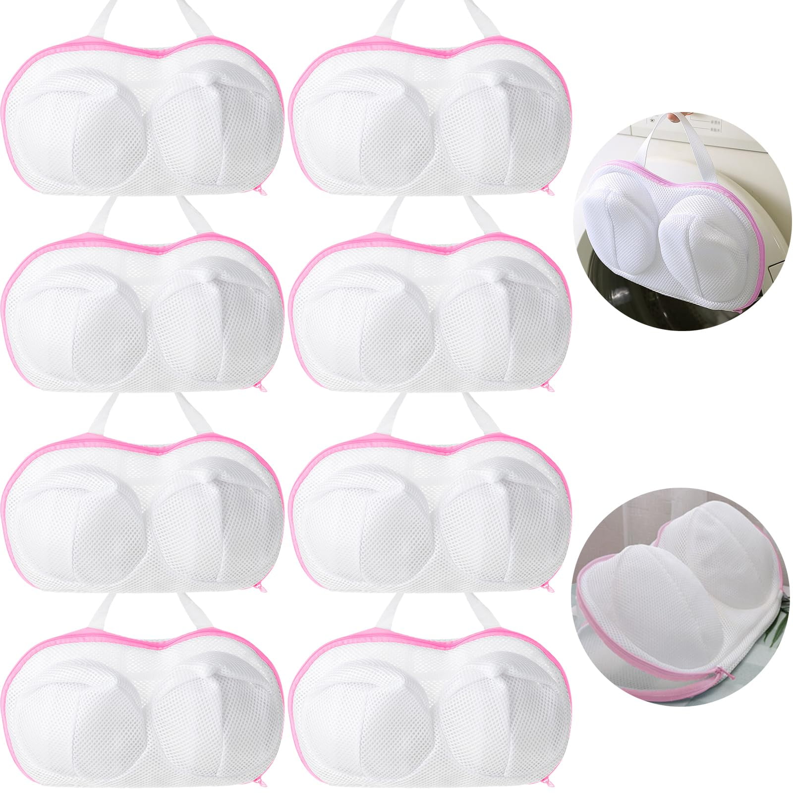 4-Pack Complete Laundry Solution: Bra Bags, Hanging Bag & Shoe Bag ...