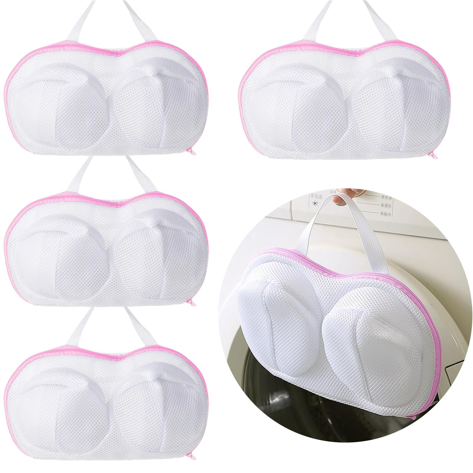 4-Pack Complete Laundry Solution: Bra Bags, Hanging Bag & Shoe Bag ...