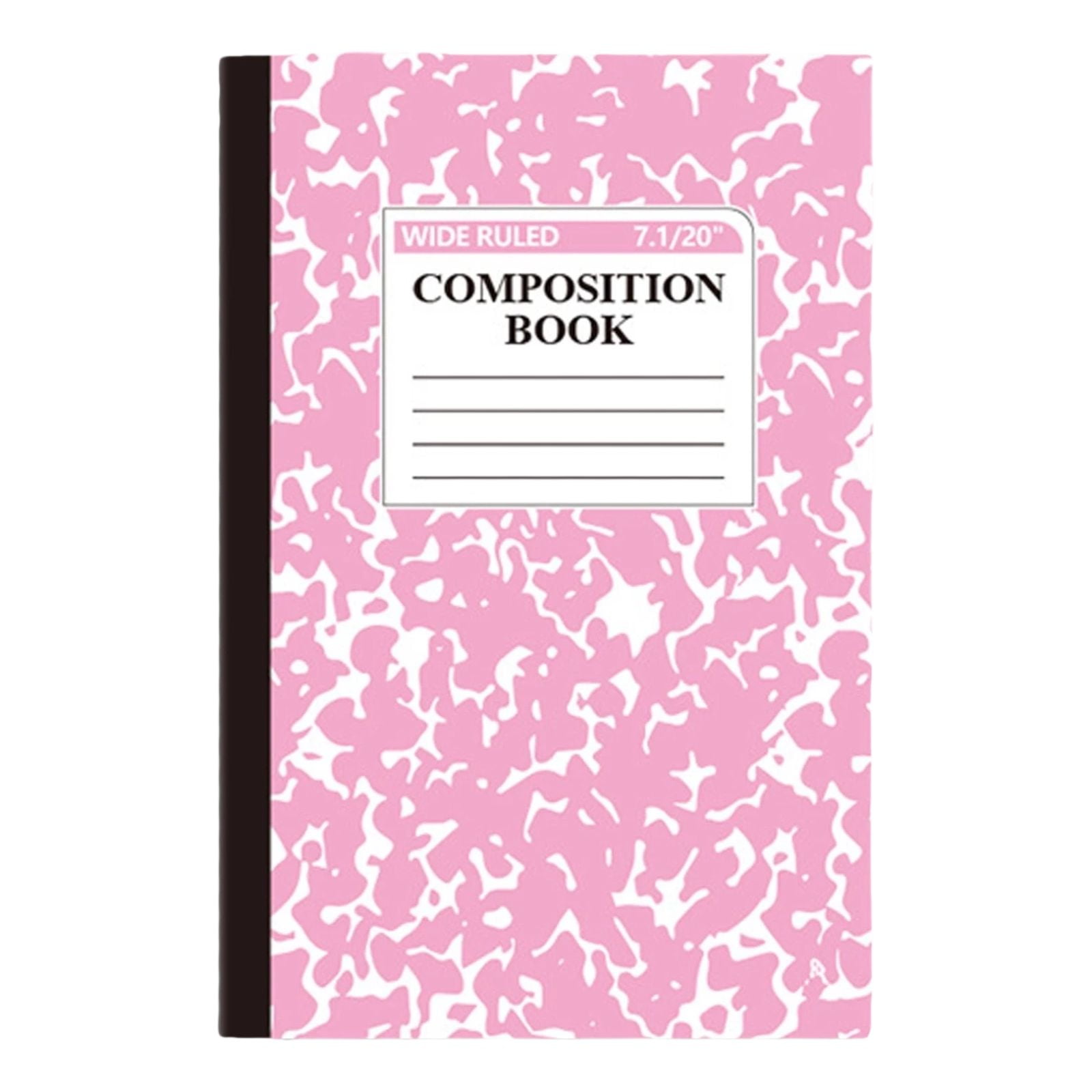 4 Pack Composition Notebook, Wide Ruled Composition Book, Marble ...