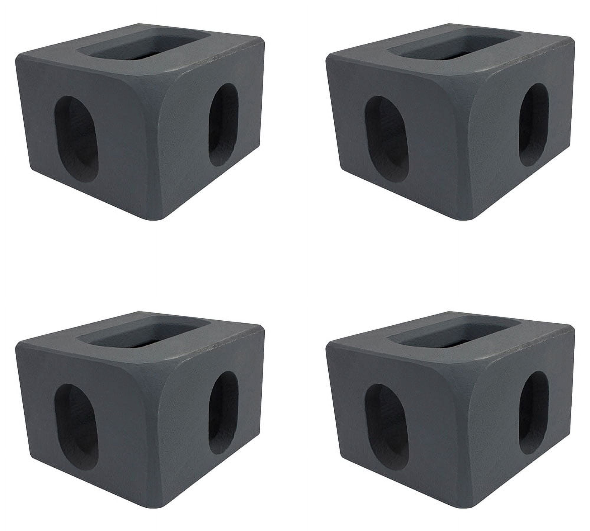 4 Pack Container Corner Casting Steel ISO 1161 - Bottom Right - Walmart.com