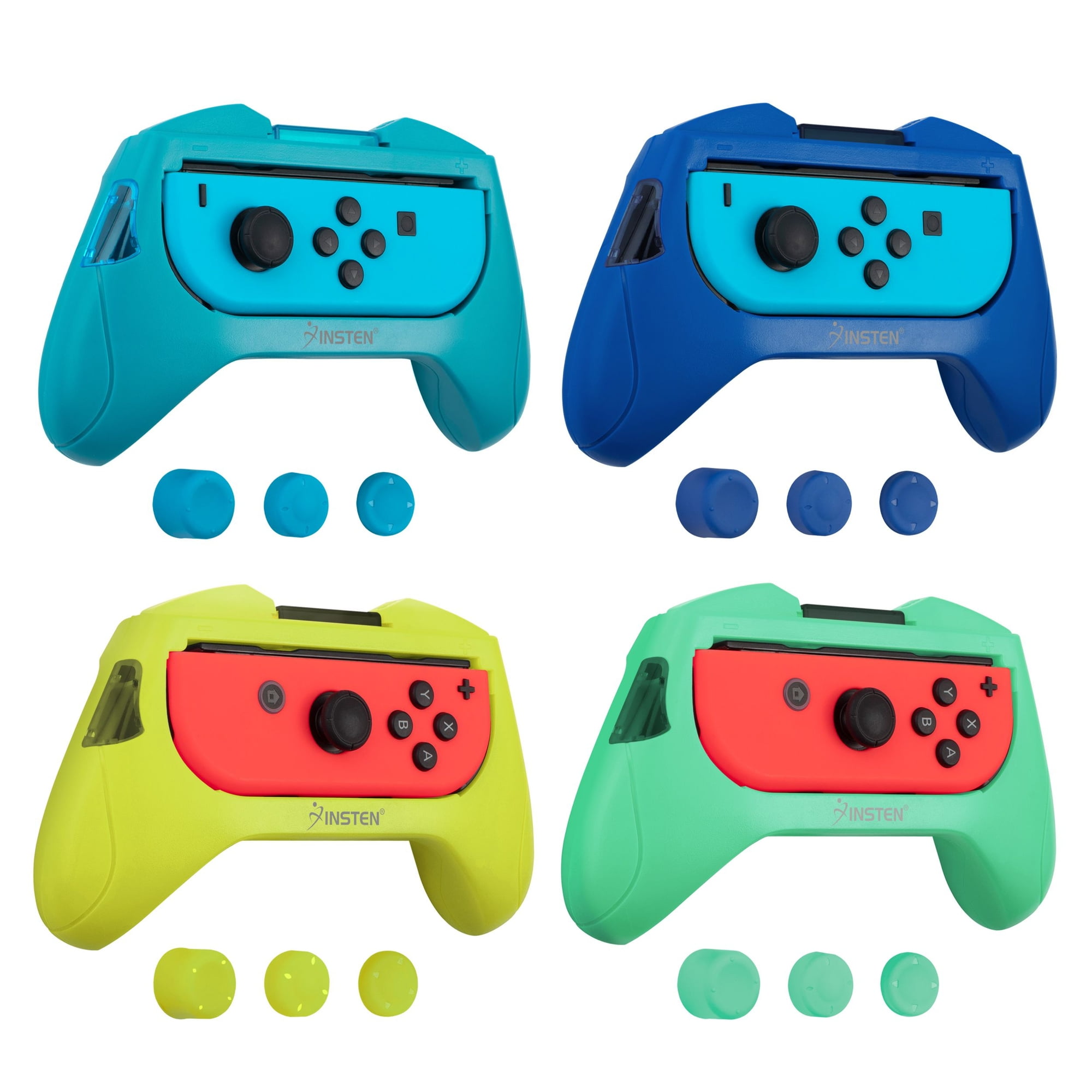 4 Pack Controller Thumb Grips Compatible with Nintendo Switch Joy-Con ...