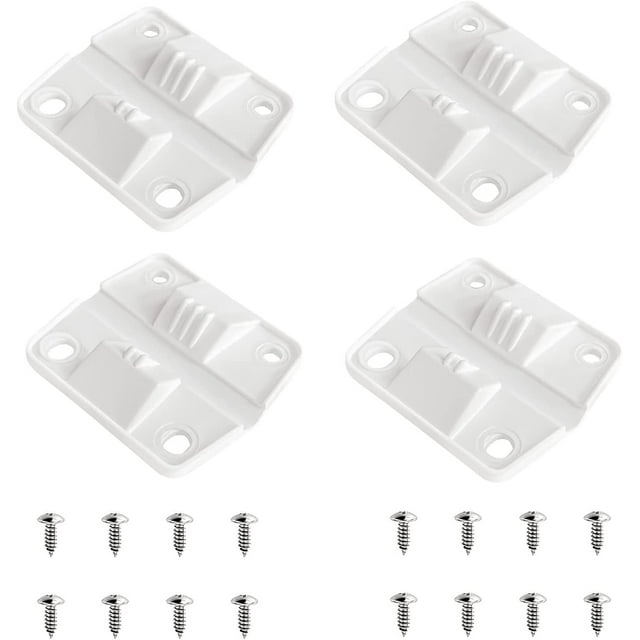 Coleman Cooler Repair Kit: 4 Pack ABS Plastic Hinges & Stainless Steel ...