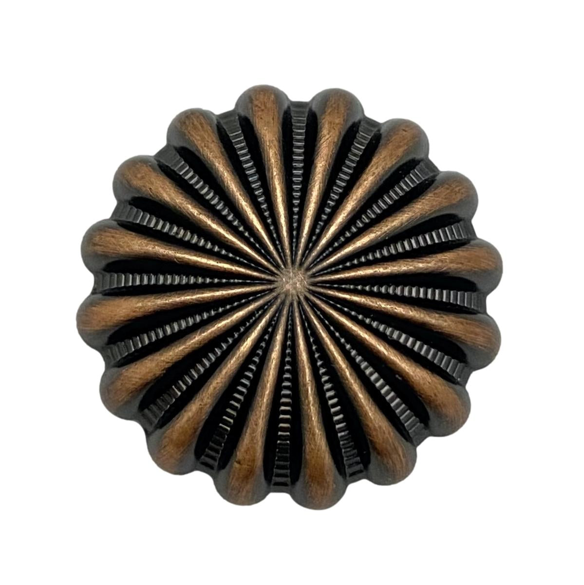 4 Pack Copper Daisy Screw Back Conchos - 1" - Walmart.com