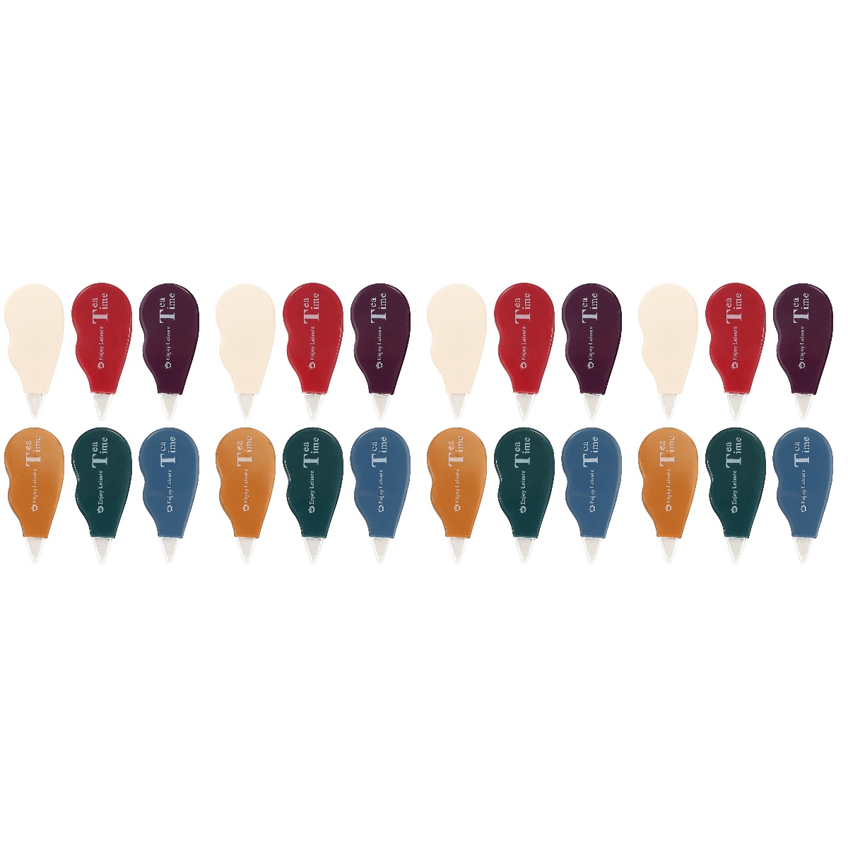 4 Pack Correction Tape Stationery Erase Designs White Duct Clear ...