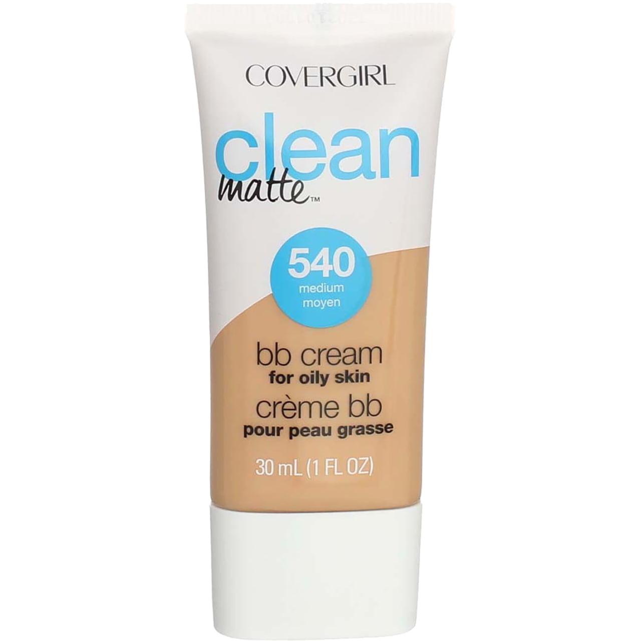 4 Pack - CoverGirl Clean Matte BB Cream Medium 540 For Oily Skin 1 oz ...
