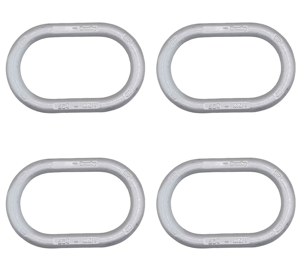 4 Pack Crosby A-342W 1/2 Inch Oblong Master Link for Chain & Wire Rope ...