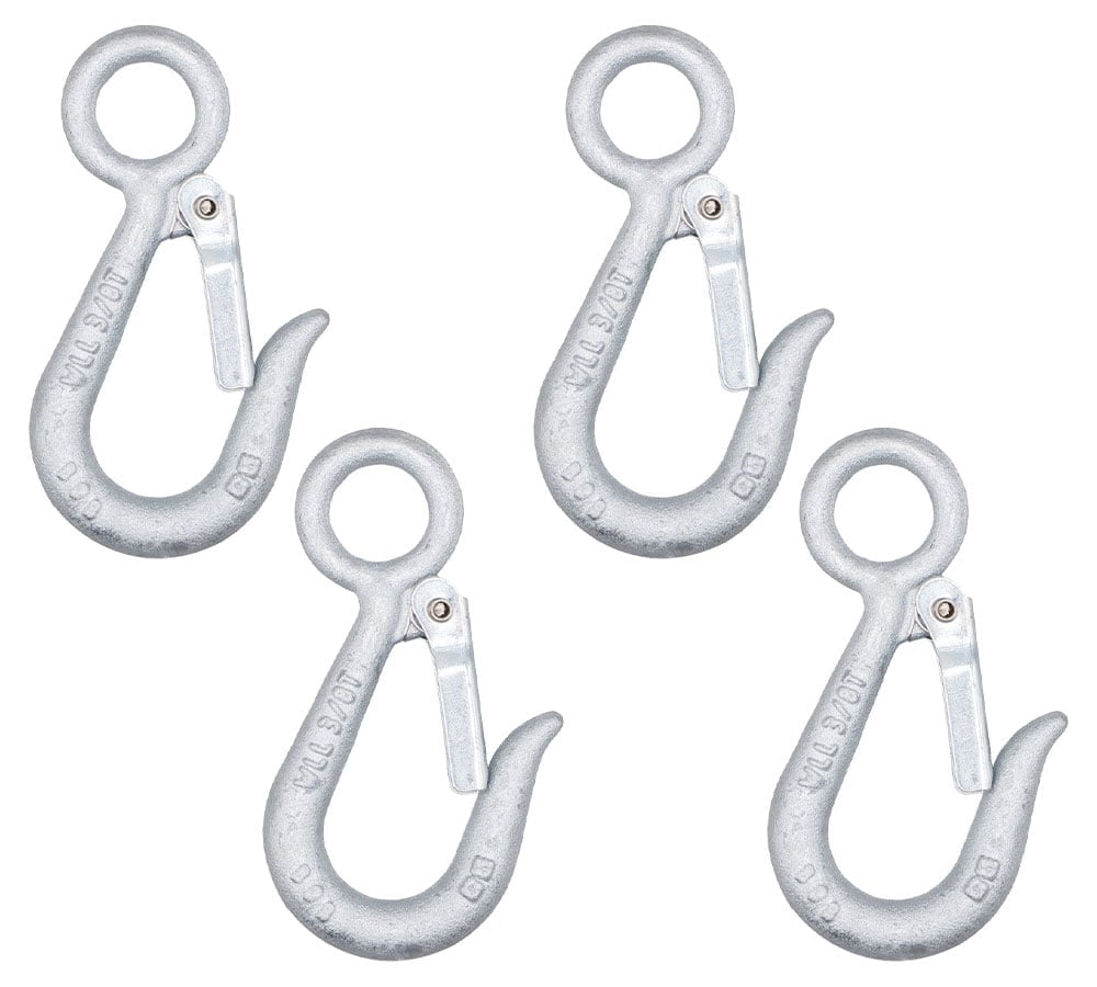 4 Pack Crosby G-3315 Forged Snap Hook 7/16" – Galvanized Carbon Steel ...