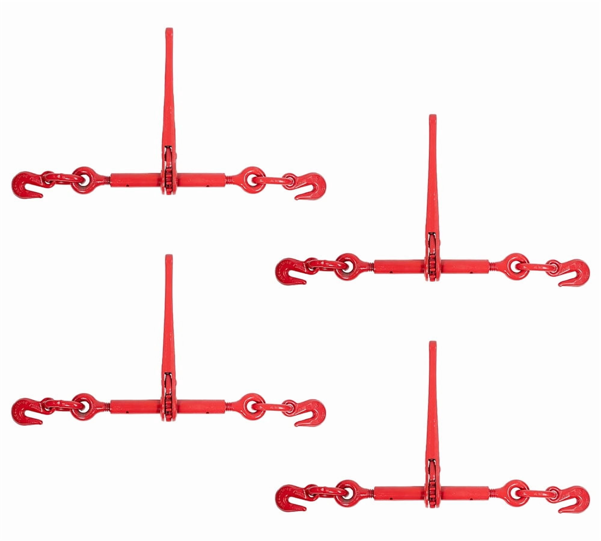 4 Pack Crosby Lebus 3/8"-1/2" Heavy Duty Ratchet Lever Load Binder w ...