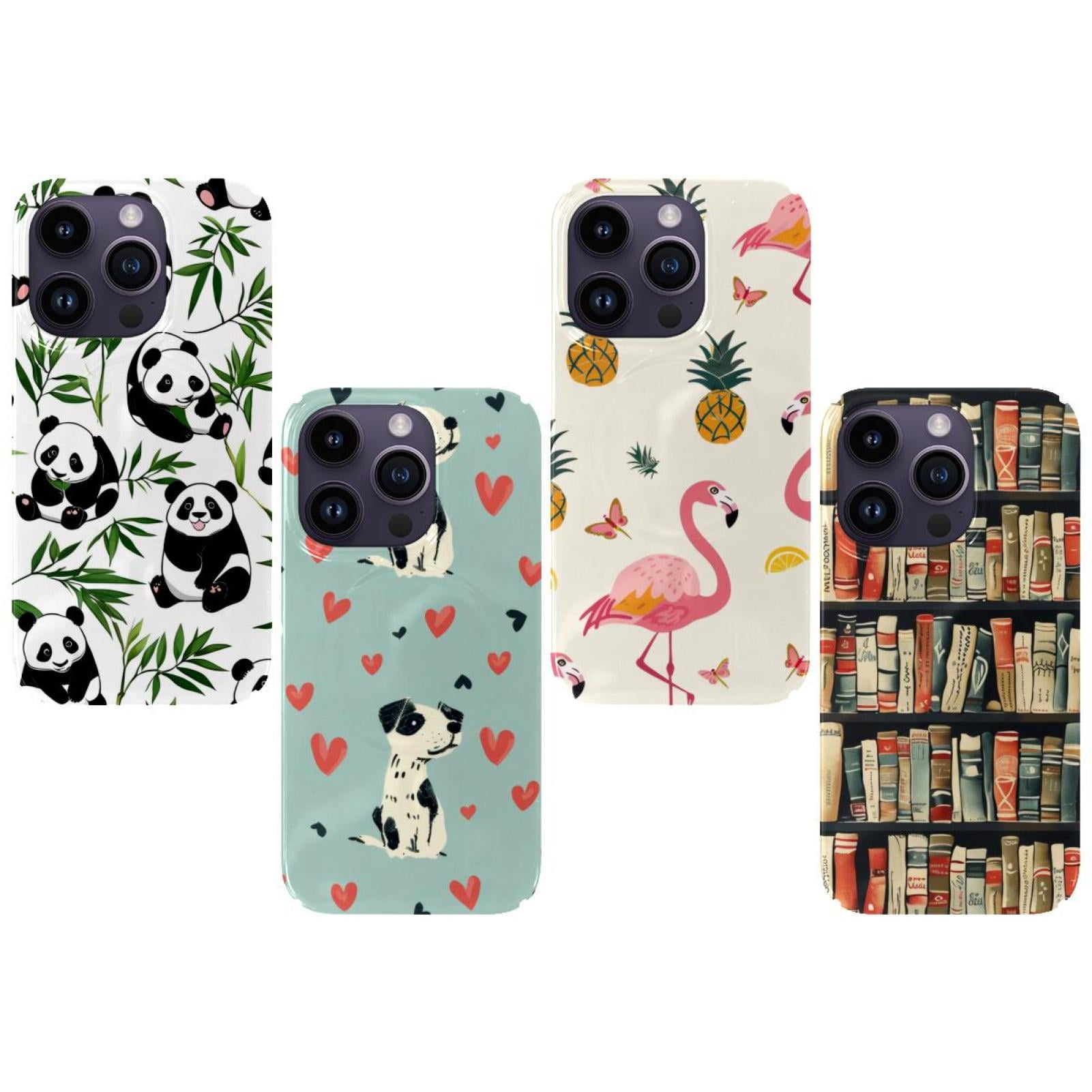 4 Pack Cute Panda Protective Scratch Resistant Phone Case for iPhone 14 ...