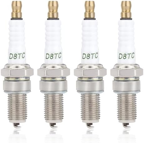 4 Pack D8TC Spark Plug NGK 2120 D8EA for 125cc 150cc 200cc 250cc 4 ...