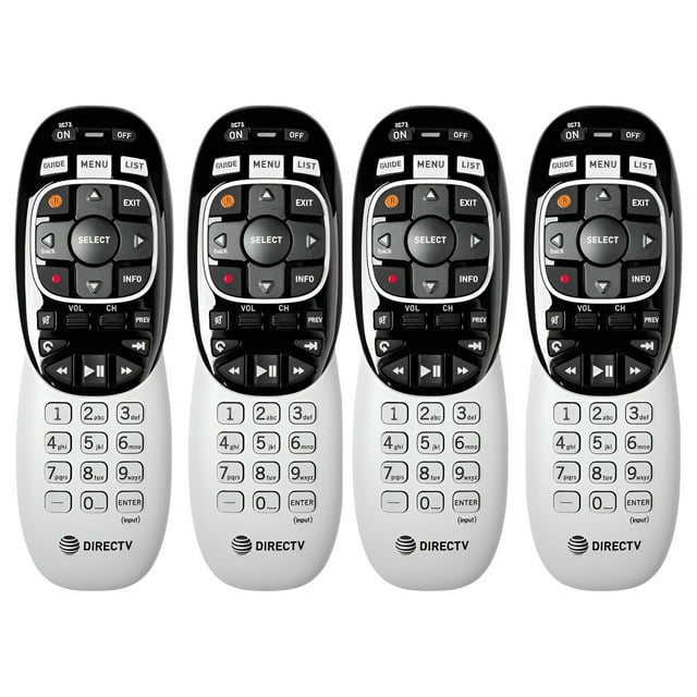 DIRECTV RC73 Genie Remote Control - 4 Pack, IR/RF, Compatible with TV ...