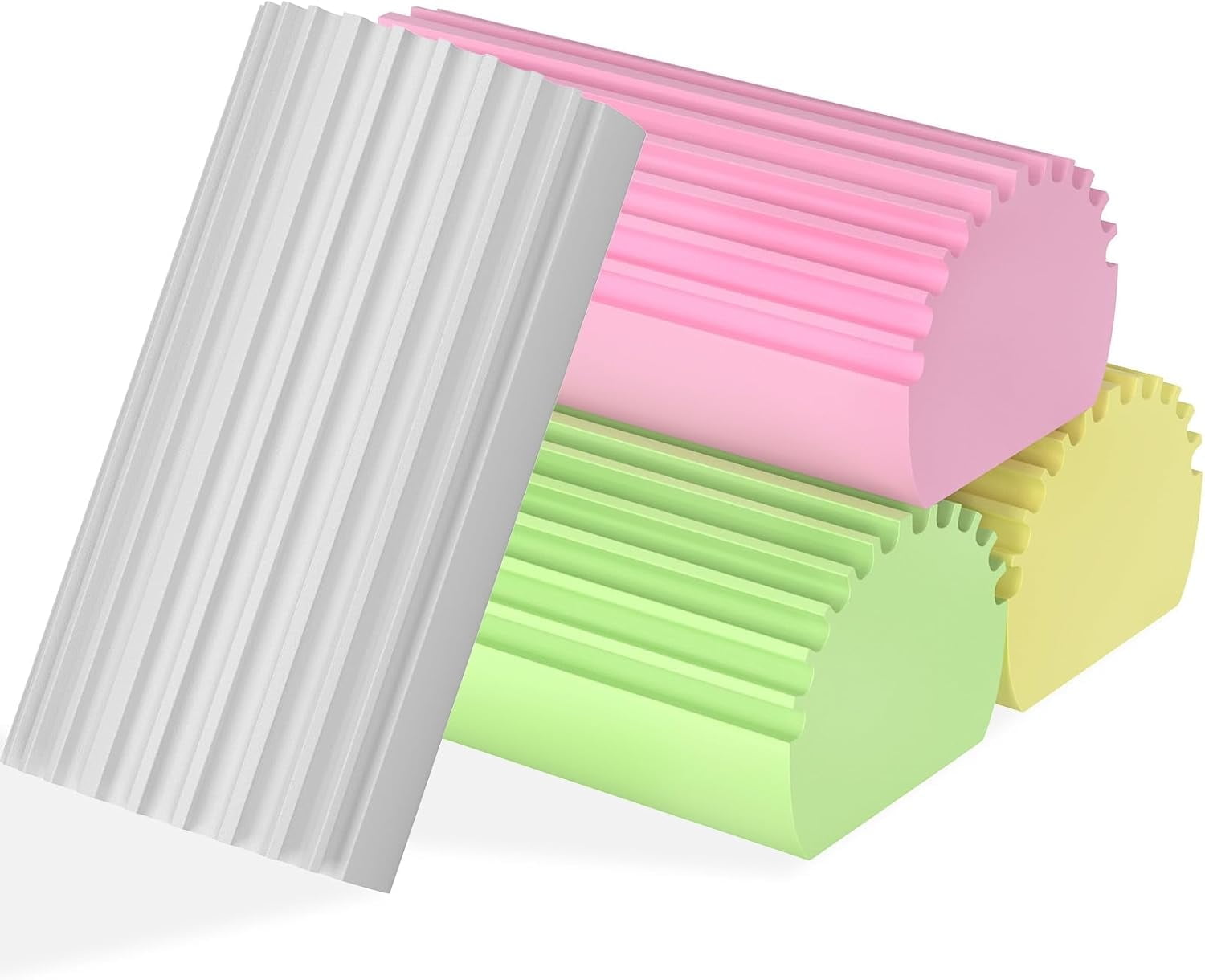 4-Pack Damp Clean Duster Sponge,Reusable Magic Dusting Sponge Brush for ...