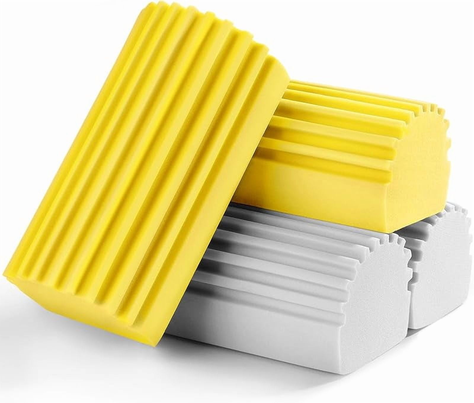 4-Pack Damp Clean Duster Sponge, Sponge Cleaning Brush, Duster for ...