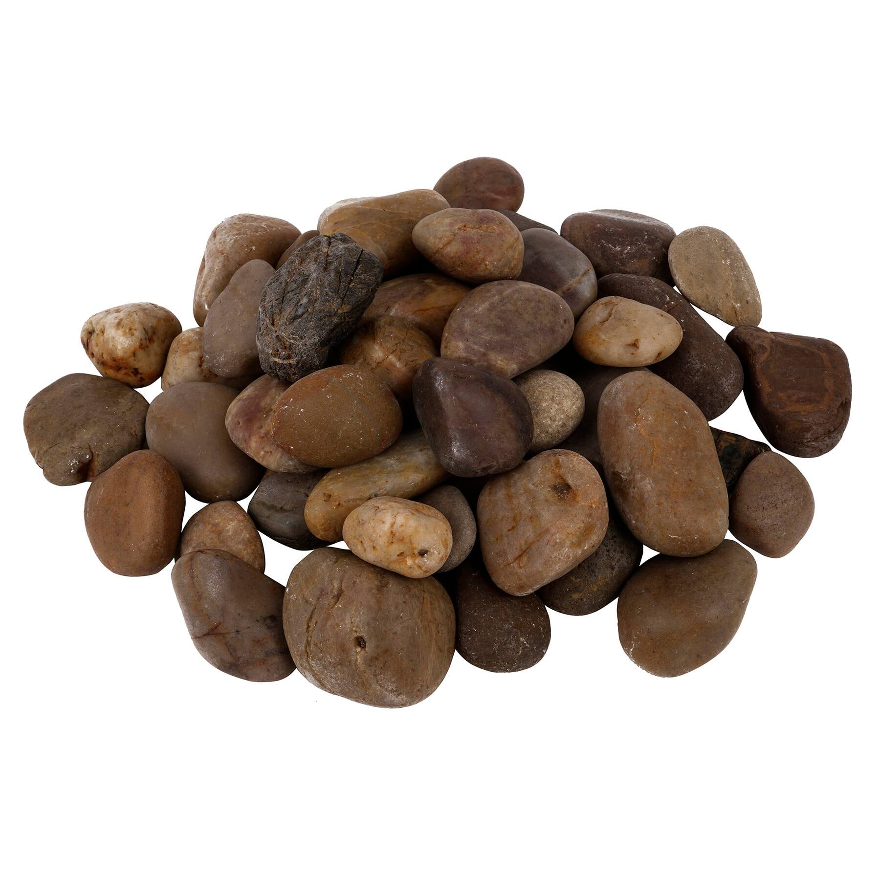 4 Pack: Dark Brown & Tan River Rocks by Ashland™ - Walmart.com