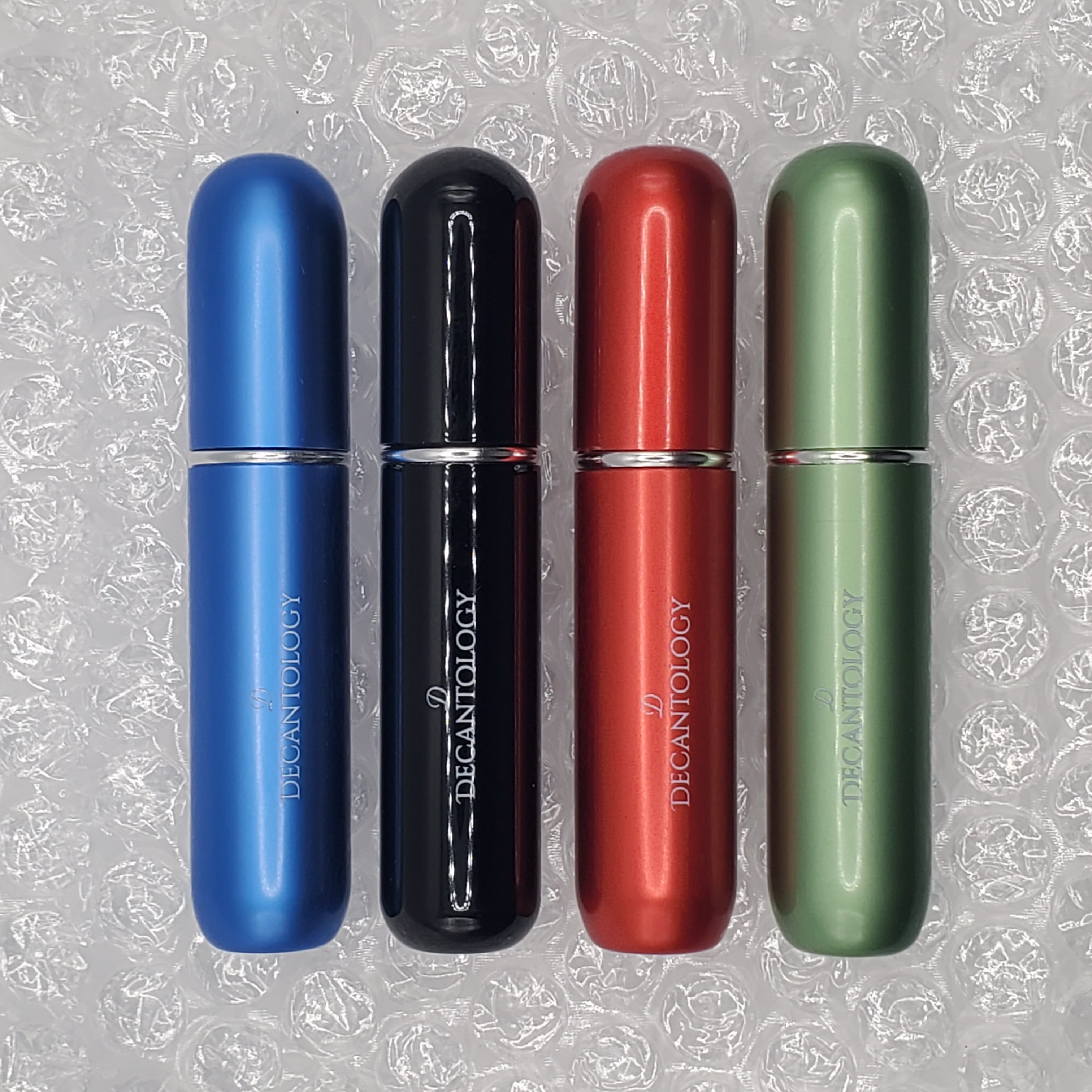 4 Pack Decantology 5ml Refillable Travel Spray Bottle for Fragrances ...